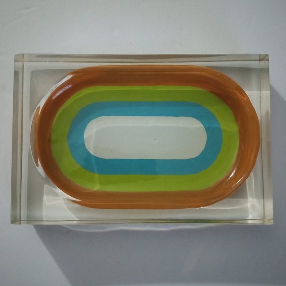 Chroma Works | Other | Vintage Chroma Works Retro Acrylic Soap Dish ...